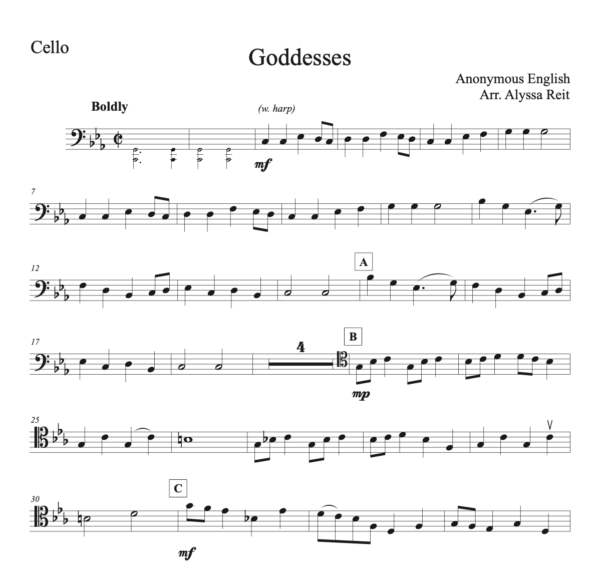 Goddesses – Harp Column Music