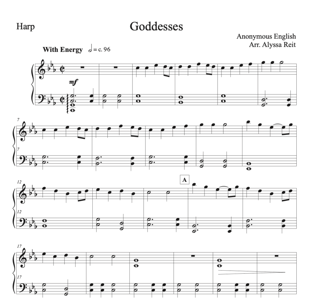 Goddesses – Harp Column Music