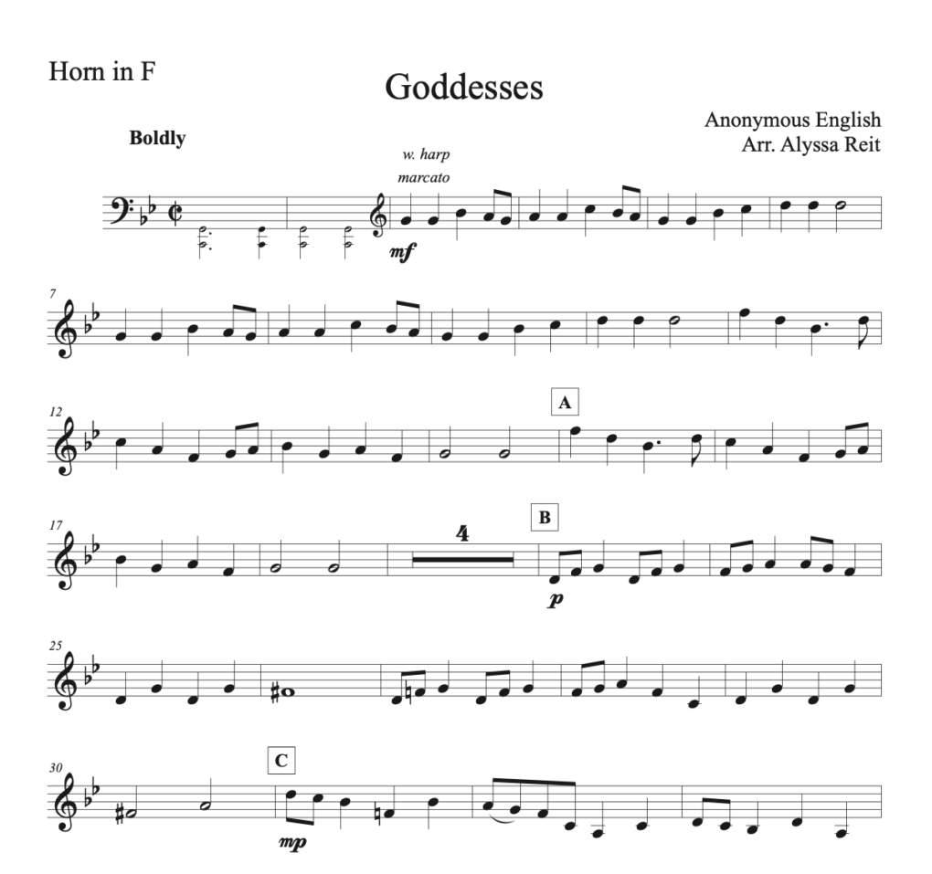 Goddesses – Harp Column Music