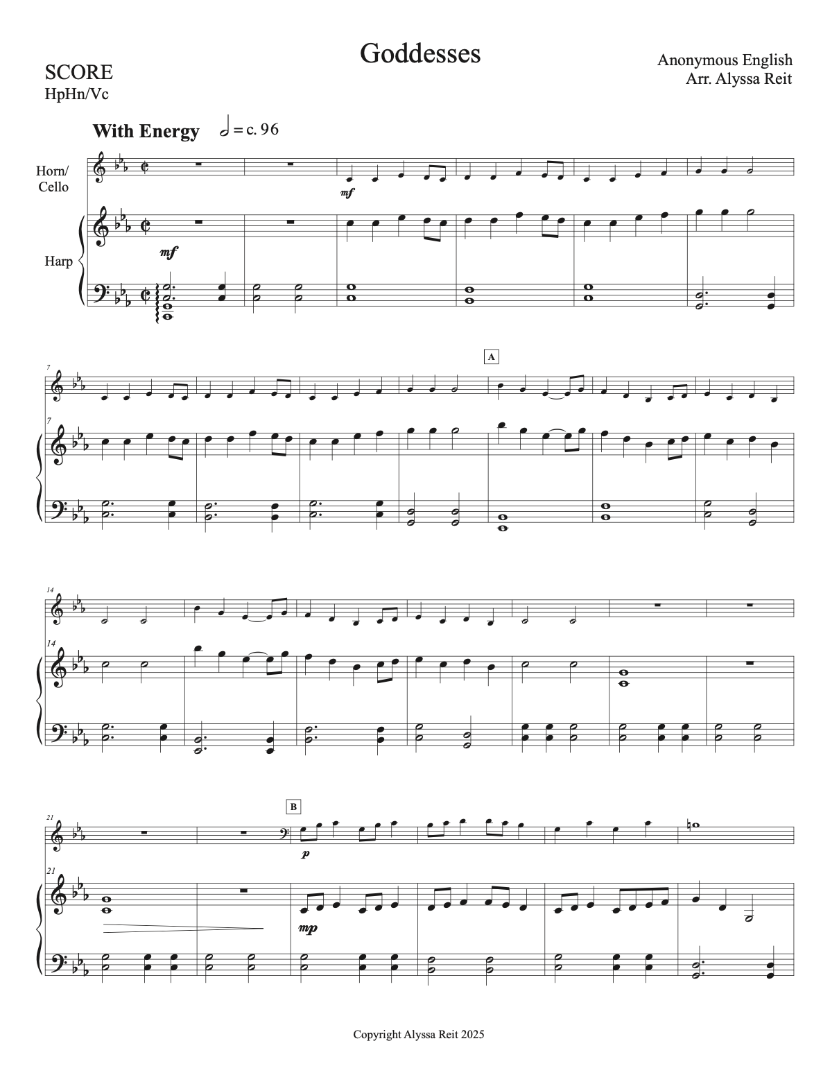 Goddesses – Harp Column Music