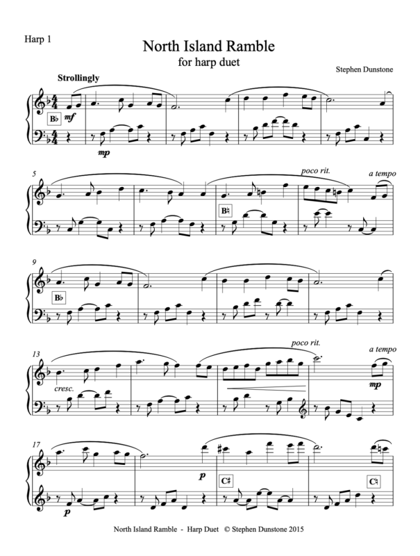 North Island Ramble – Harp Column Music