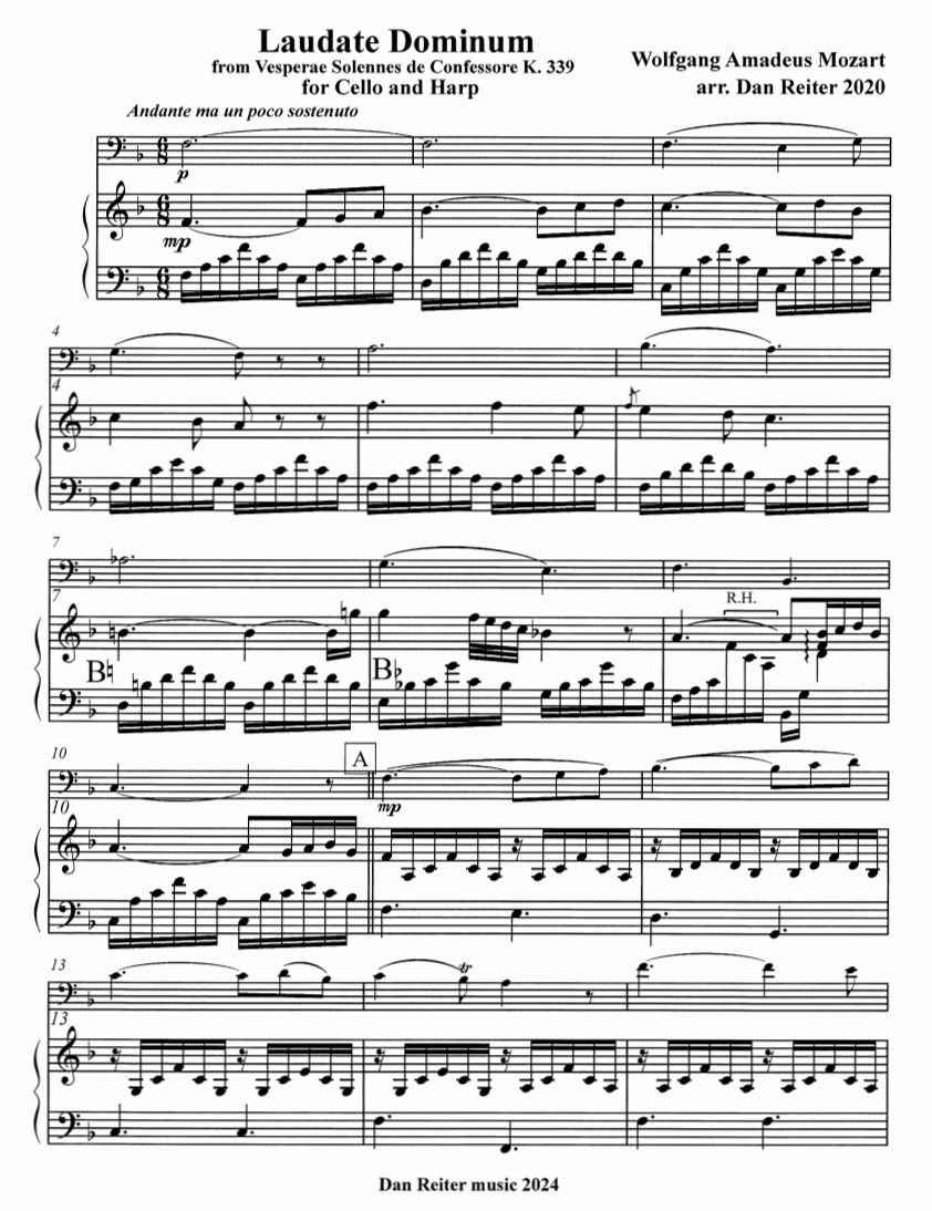 Laudate Dominum – Harp Column Music