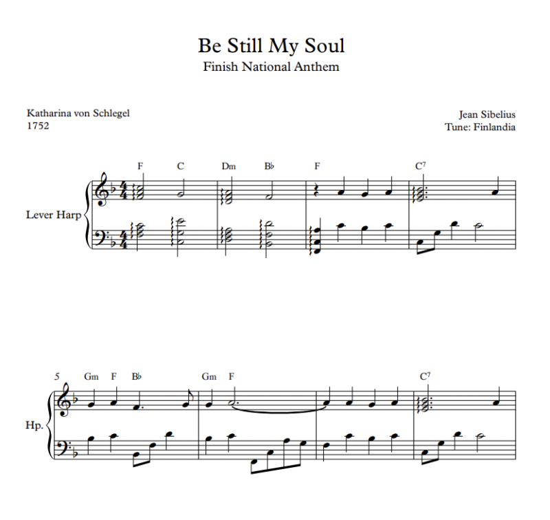 The Healing Harp of Hymns – Harp Column Music