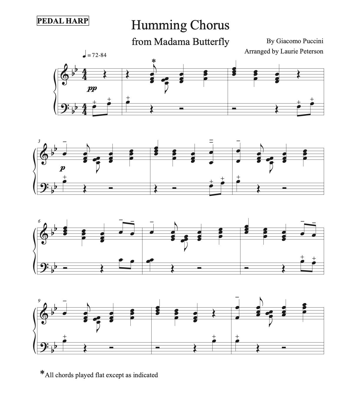 Humming Chorus – Harp Column Music