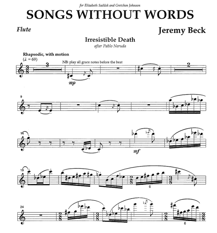 Songs Without Words – Harp Column Music