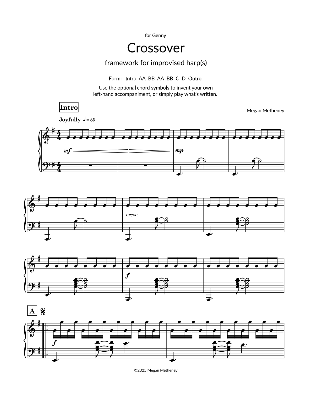 Crossover – Harp Column Music
