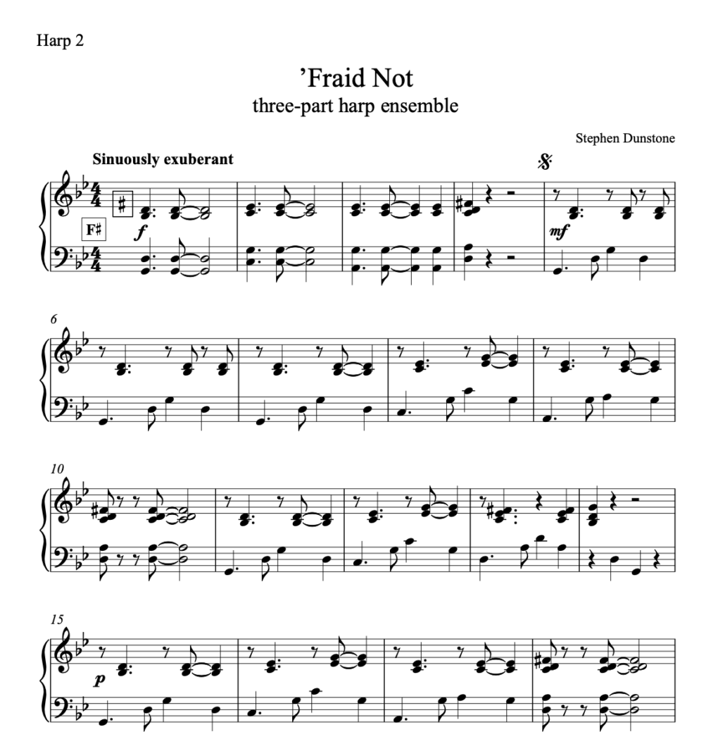 ‘Fraid Not – Harp Column Music
