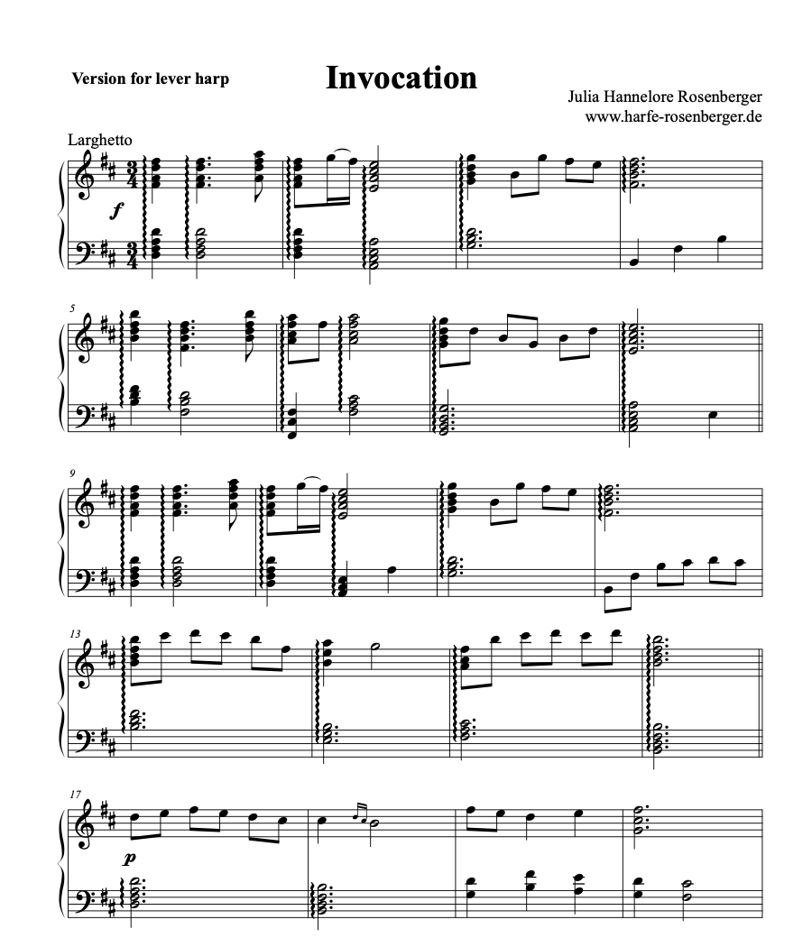 Invocation – Harp Column Music
