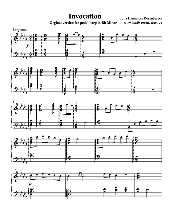 Invocation – Harp Column Music