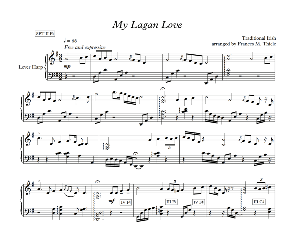 My Lagan Love – Harp Column Music