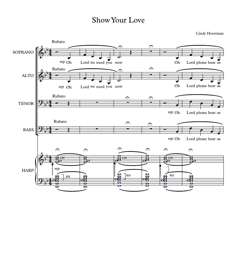 Show Your Love – Harp Column Music