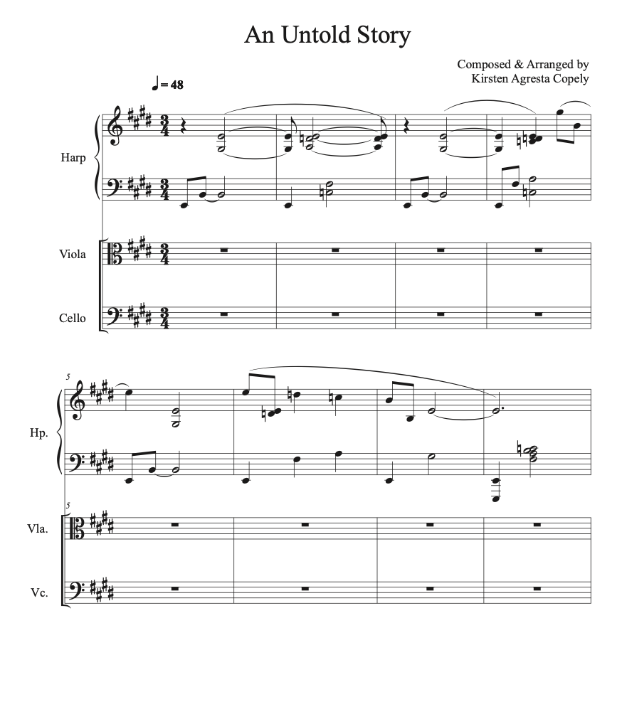 An Untold Story – Harp Column Music