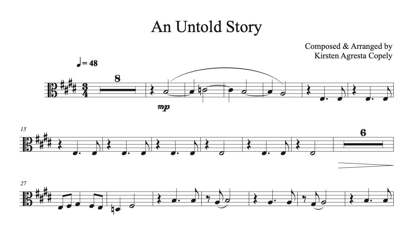 An Untold Story – Harp Column Music