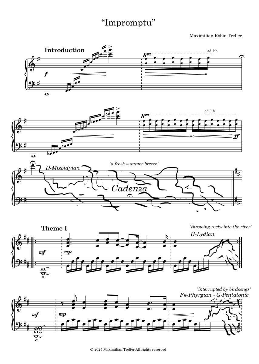 Impromptu – Harp Column Music