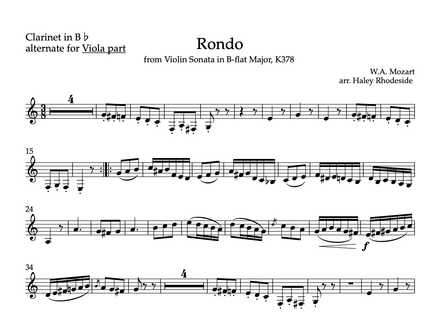 Rondo – Harp Column Music