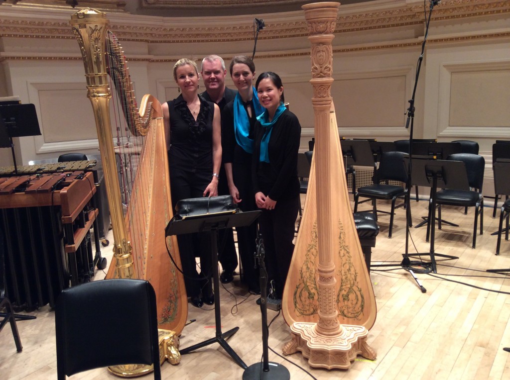 Seattle Symphony Harps | Harp Column