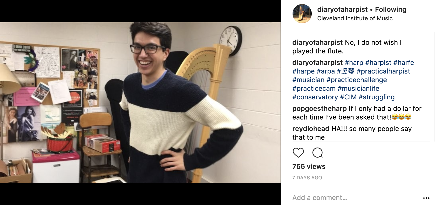 Top Ten Harp Instagram Accounts of 2017 | Harp Column